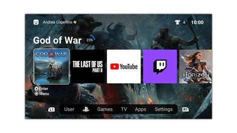 Ps5 Ui Concept On Behance