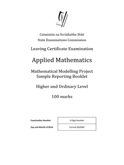 Modelling Project Reporting Booklet Pdf Career And Growth Business
