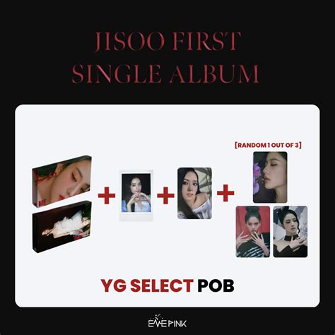 Jisoo Blackpink 1st Single Album Photobook Ver Yg Select Pob