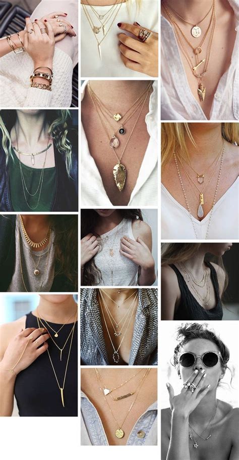 Как добавлять в образ украшение: колье | Fashion accessories, Layered ...