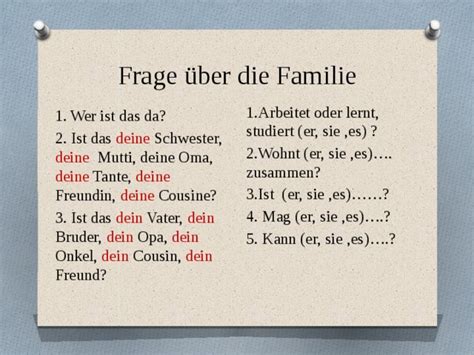 Презентация к уроку Meine Familie