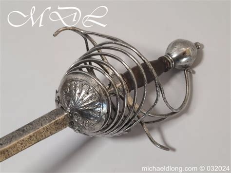 Six Ringed 17th Century Rapier Michael D Long Ltd Antique Arms And Armour