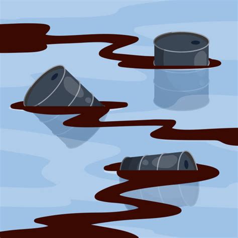 Ship Oil Spill Clipart