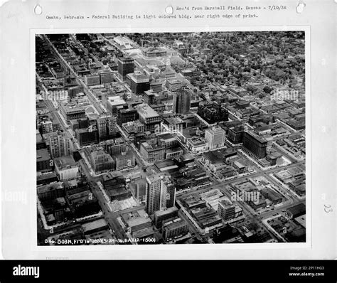 Omaha Nebraska Aerial Black And White Stock Photos Images Alamy