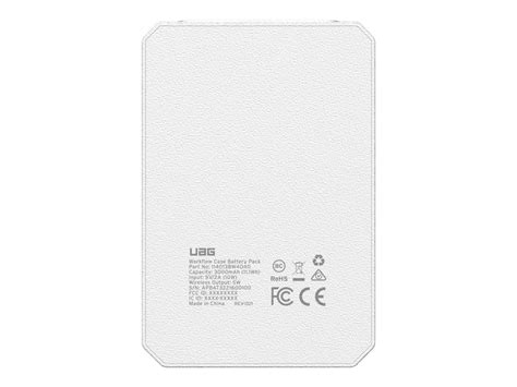 Uag Workflow Healthcare 3000 Mah Extended Battery Pack In White
