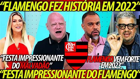 RENATA FAN E DENILSON RASGAM ELOGIOS Ao FLAMENGO ESSE FOI O ANO DO