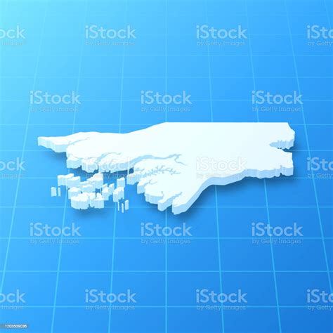 파란색 배경에 기니 비사우 3d지도 0명에 대한 스톡 벡터 아트 및 기타 이미지 0명 3차원 형태 공란 Istock