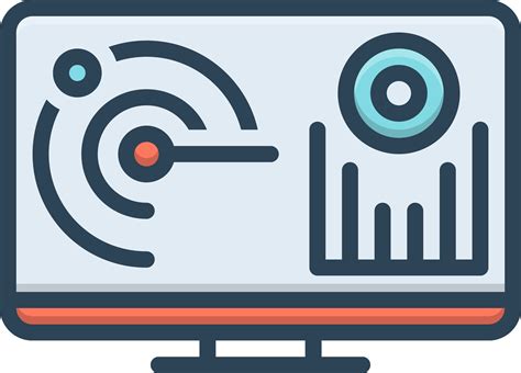 Color Icon For Monitoring 25848820 Vector Art At Vecteezy
