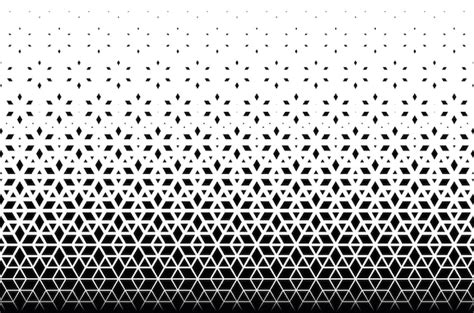 Premium Vector Geometric Pattern Of Black Figures On A White