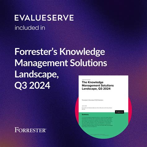 evalueserve on linkedin forrester knowledgemanagement ai
