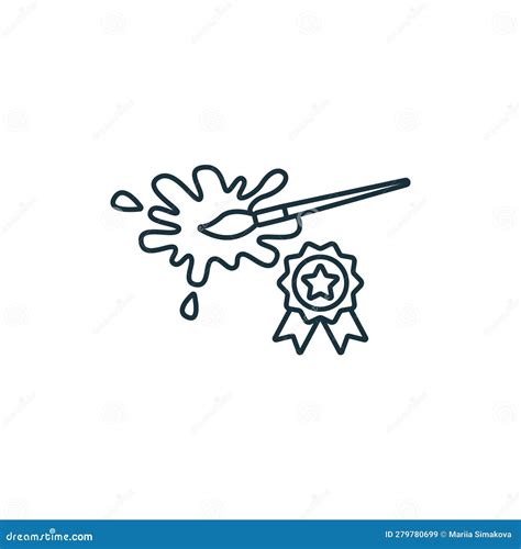 Design Patent Icon Monochrome Simple Sign From Intellectual Property Collection Stock Vector