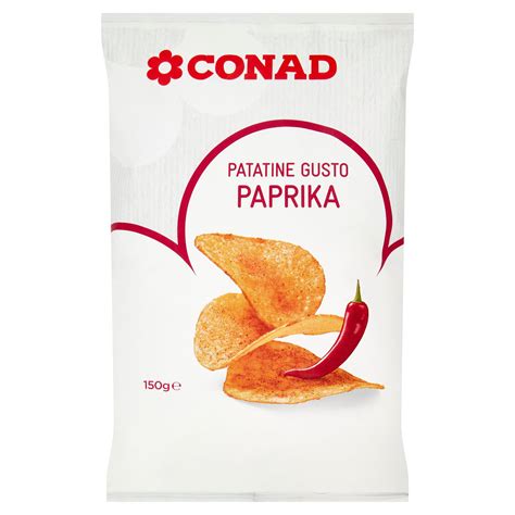 Patatine Gusto Paprika 150g Conad Conad