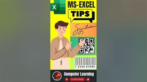 How To Insert Barcode And Qr Code In Excel Excel Msexcel Exceltips
