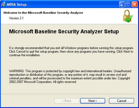 Microsoft Baseline Security Analyzer Download