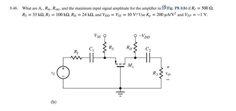 Solved 46 What Are Avrin Rout And The Maximum Input