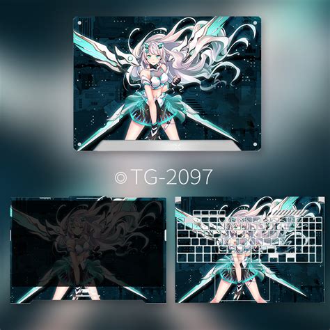 2023款华硕天选4r432 Plusair华硕笔记本电脑贴纸天选姬动漫二次元彩图定制透明磨砂外壳保护膜虎窝淘