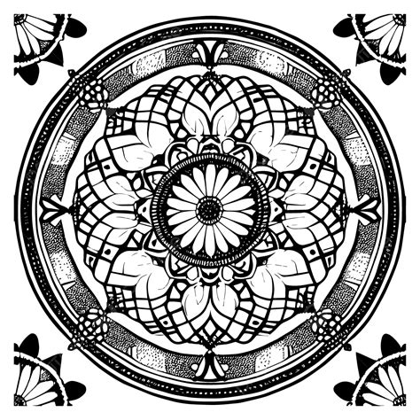 Discover The Elegant And Intricate Beauty Of Floral Mandala Patterns