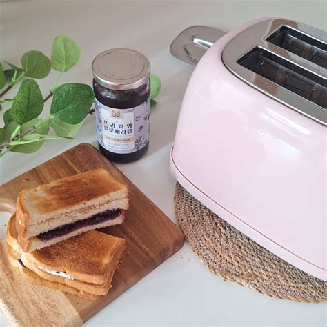 냉동식빵 해동 블루베리쨈 아침 토스트 만드는법 토스트 메이커 추천 네이버 블로그
