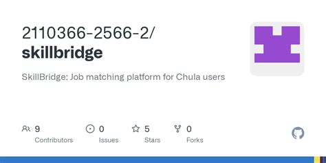 Github 2110366 2566 2 Skillbridge Skillbridge Job Matching Platform