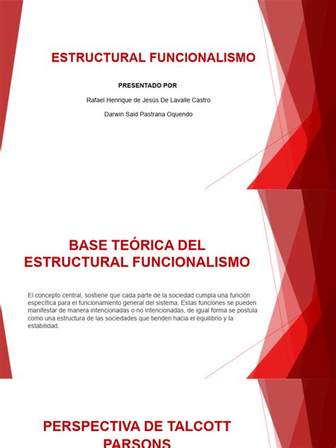 Estructural Funcionalismo Pdf Sociología Karl Marx