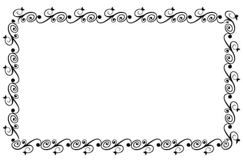 Premium Vector Seamless Vector Rectangle Hand Draw Sketch Floral Border