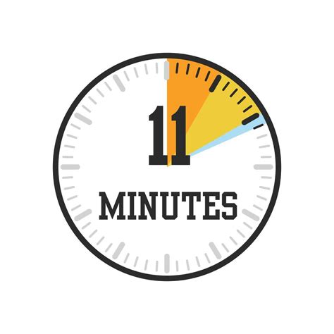 11 Minutes Timer Clock Icon Design 26580651 Vector Art At Vecteezy