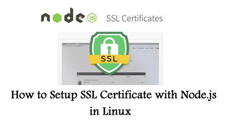 جی بلاگ تنظیم گواهی Ssl با Node Js در لینوکس