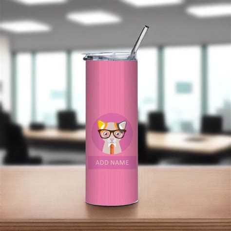 Custom Coffee Tumbler With Metal Straw Nutcase India