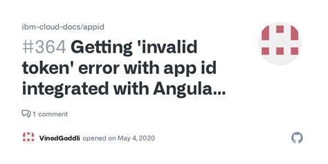 Getting Invalid Token Error With App Id Integrated With Angular