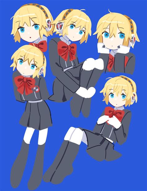 Safebooru 1girl Aegis Persona Arms Behind Back Black Footwear Black