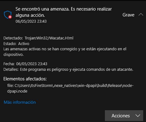Windows Defender Cannot Seem To Remove An Identified Trojan From The