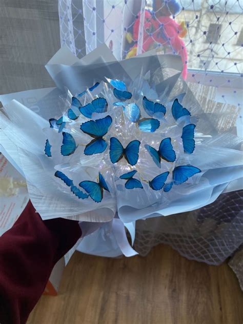 букет из бабочек Идеи подарков Шаблон бабочка Букет