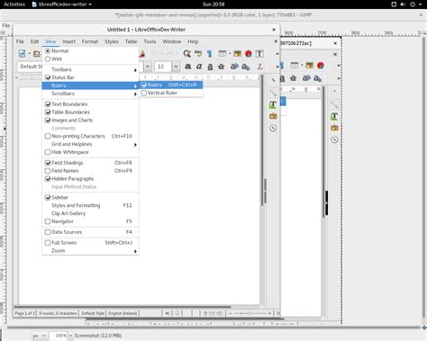 Caolán McNamara native gtk menubar in libreoffice