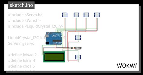 bãi xe wokwi esp32 stm32 arduino simulator