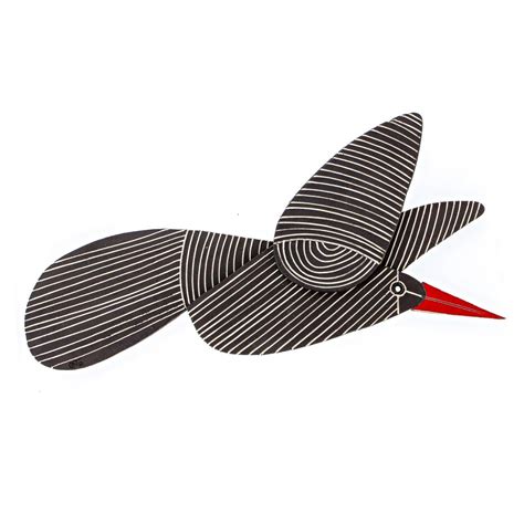 Flying Bird Unique Handmade Modern Ceramic Wall Art Decor Sculpture