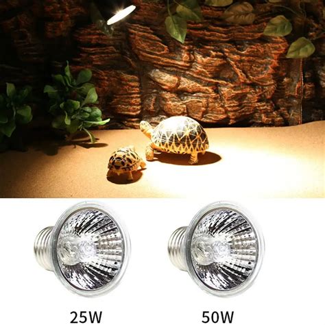 25 50 75W UVA UVB 3 0 Reptile Lamp Bulb Turtle Basking UV Light Bulbs Heating Lamp Amphibians