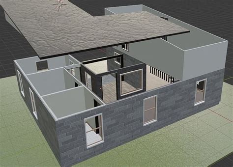 Tiny Home Half N Half Connected Real Time Scale 3d Model Cgtrader