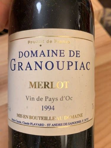 Domaine De Granoupiac Merlot Vivino US