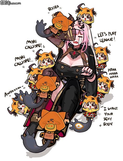 Blaparky Gigi Murin Gigi Murin 1st Costume Mori Calliope Mori Calliope 1st Costume