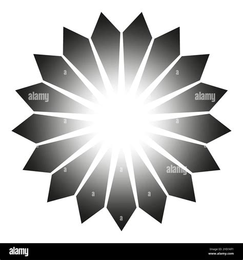 Abstract Starburst Radial Design Symmetry Art Stock Vector Image And Art Alamy