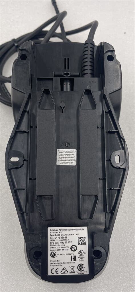 Datalogic Powerscan PM Handheld Scanner BC Base Charger Novus Ferro Pte Ltd