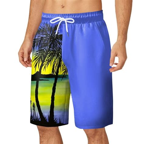 Joower Mens Extra Long Board Shorts Mens Swim Trunks Clearance Mens