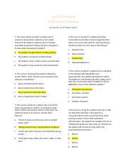 Fluid Electrolytes Common Assessment Findings And Course Hero
