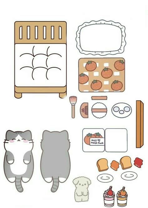 Домик для кошки Paper Doll Template Paper Crafts Paper Dolls Diy