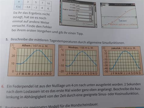 Modellieren Mit Allgemeinen Sinusfunktionen Kann Mir Jemand Helfen