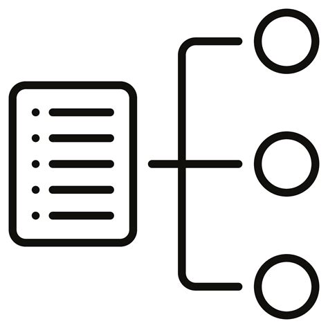 Classification Icon Line Vector Illustration 37328751 Vector Art At