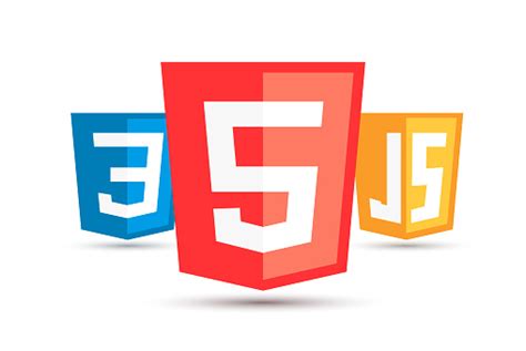 Html5 Css3 Js 아이콘 세트 웹 개발 Html에 대한 스톡 벡터 아트 및 기타 이미지 Html 자바스크립트 종속 스타일 시트 Istock