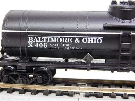 Athearn Baltimore Ohio HO Single Dome Tank Car Built Kit ATH BU