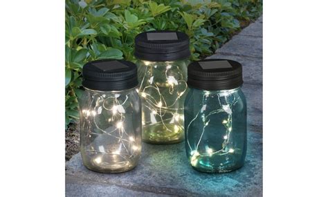 Up To Off On Exhart Piece Solar Glass Fi Groupon Goods