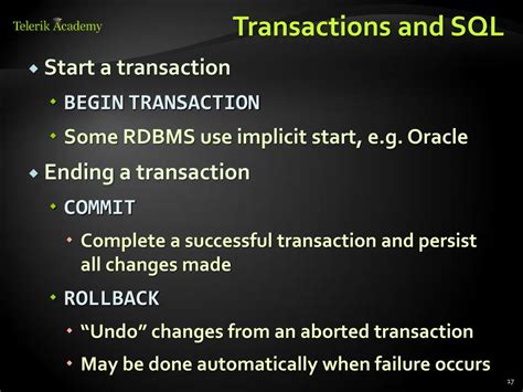 Ppt Database Transactions Powerpoint Presentation Free Download Id2957984